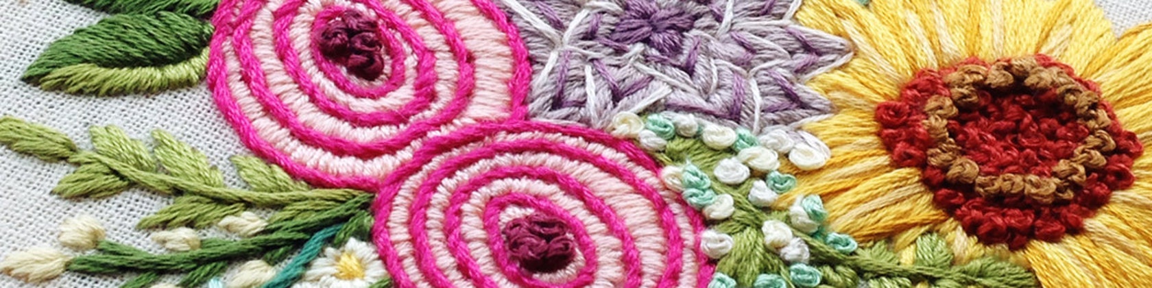 Hand Embroidered Goods Patterns & Kits by GulushThreads on Etsy