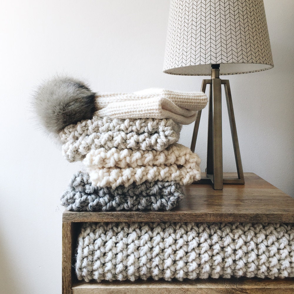 CROCHET PATTERN Crochet Infinity Blanket Scarf by DeBrosseNYC