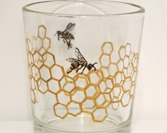 Honeycomb jar | Etsy