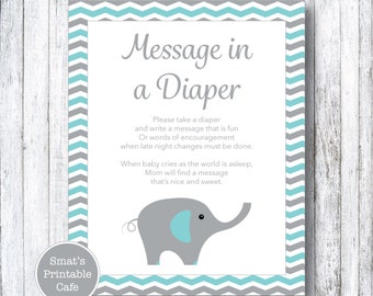 Diaper messages | Etsy