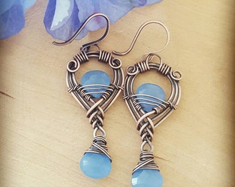 Periwinkle earrings | Etsy