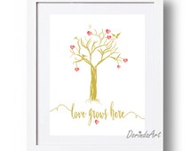 Unique love grows here related items | Etsy