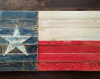 Wooden texas flag | Etsy