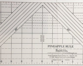 Pineapple ruler | Etsy