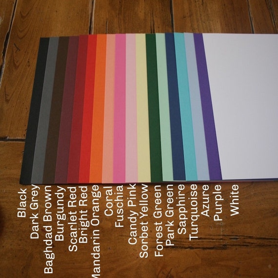 Items Similar To Card Stock Cardstock Paper Heavy Weight ColorPlan