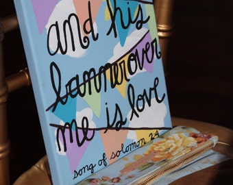 His banner over me | Etsy