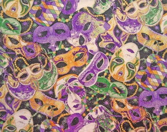 Mardi gras fabric | Etsy