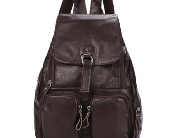 Leather rucksack | Etsy