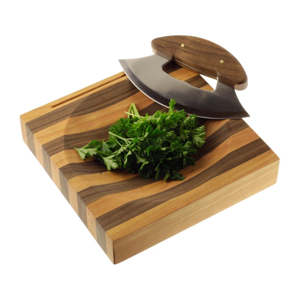 Alaskan Ulu Board and Knife Set