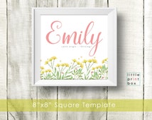 Unique name meaning sign related items | Etsy