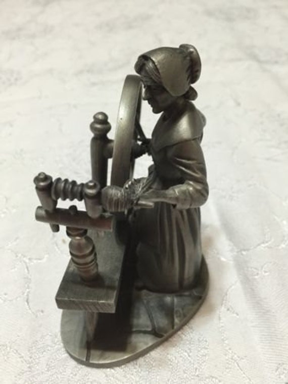 People of Colonial America 1975 Spinner Franklin Mint Pewter