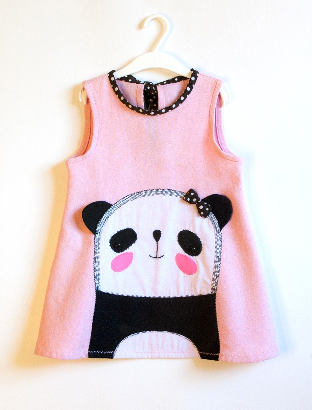 Girl Dress Pink Panda Dress Girl Clothes Girl Toddler Dress