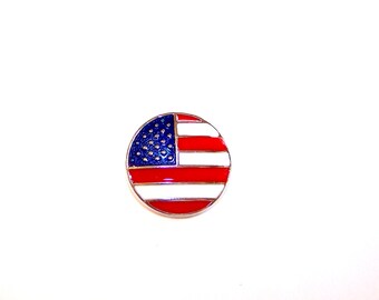 American flag button | Etsy