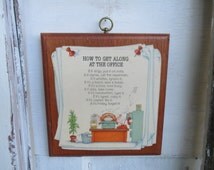 Popular items for funny office sign on Etsy