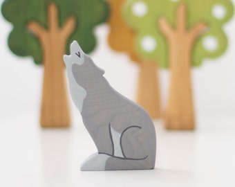 Unique wolf figurine related items | Etsy