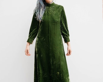 Velvet maxi dress | Etsy