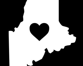 Maine car decal | Etsy