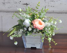 Popular items for silk flower arrangement on Etsy