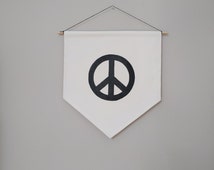 Popular items for peace banner on Etsy