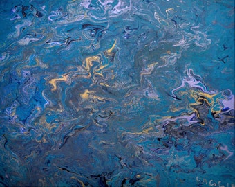 Swirl paintings by Sydney toddler Cassandra Gee by CassieSwirls