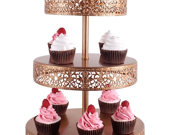 Items similar to Vintage China 4 Tier Cupcake Stand on Etsy