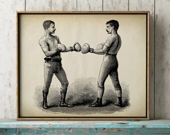 Antique boxing | Etsy