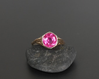 Vintage ruby ring | Etsy