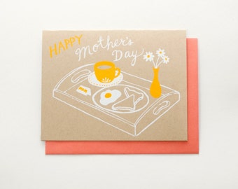 Mother's Day Breakfast in Bed printable DIY kit paper
