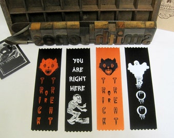 Halloween bookmark | Etsy