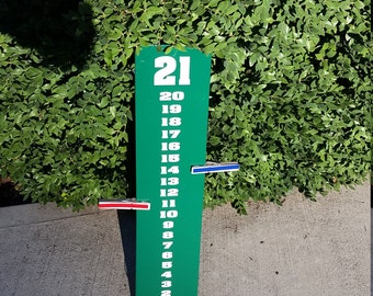 Horseshoe scoreboard | Etsy