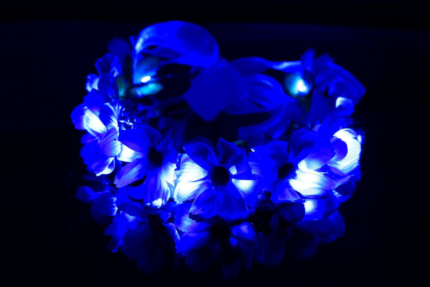 LED flower crown/floral headband light up flower