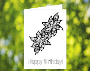 Zentangle cards | Etsy