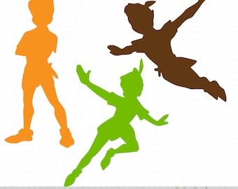 Peter pan silhouette | Etsy