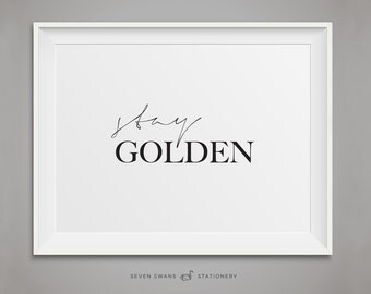 Stay gold ponyboy | Etsy