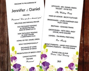 Purple programs | Etsy