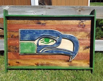 Seahawks wood sign | Etsy