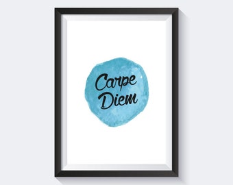 Carpe diem sign | Etsy