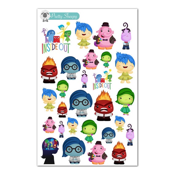 Inside Out Stickers Disney Planner Stickers