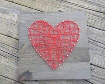 Popular items for string art heart on Etsy