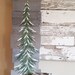 Pine tree sign greenery Christmas tree gray Reclaimed Wood