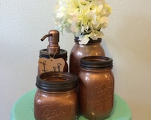 Popular items for copper mason jar on Etsy