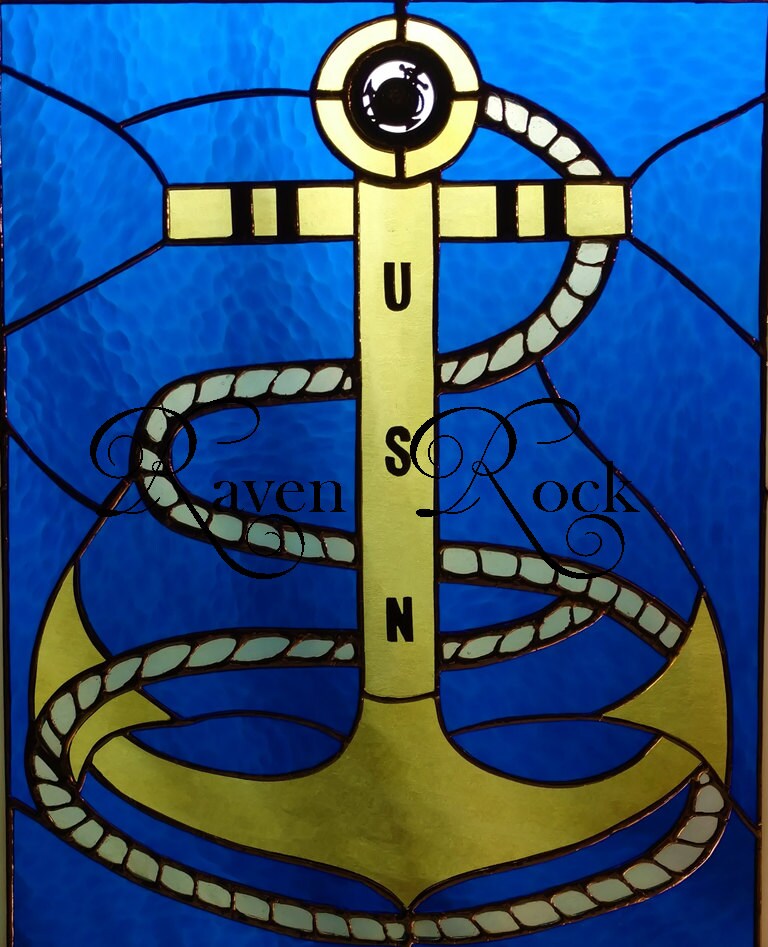 Fouled Anchor Stained Glass Patterns