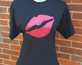 Lips t shirt | Etsy