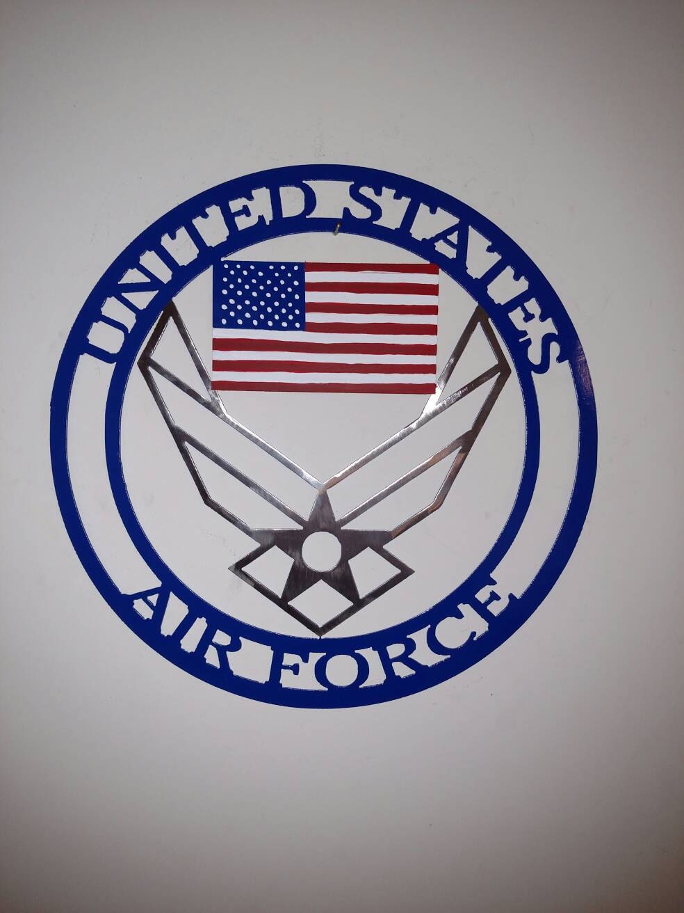 United States Air Force metal art sign by Metalartsandcrafts