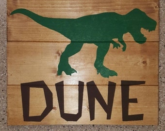 Dinosaur sign | Etsy