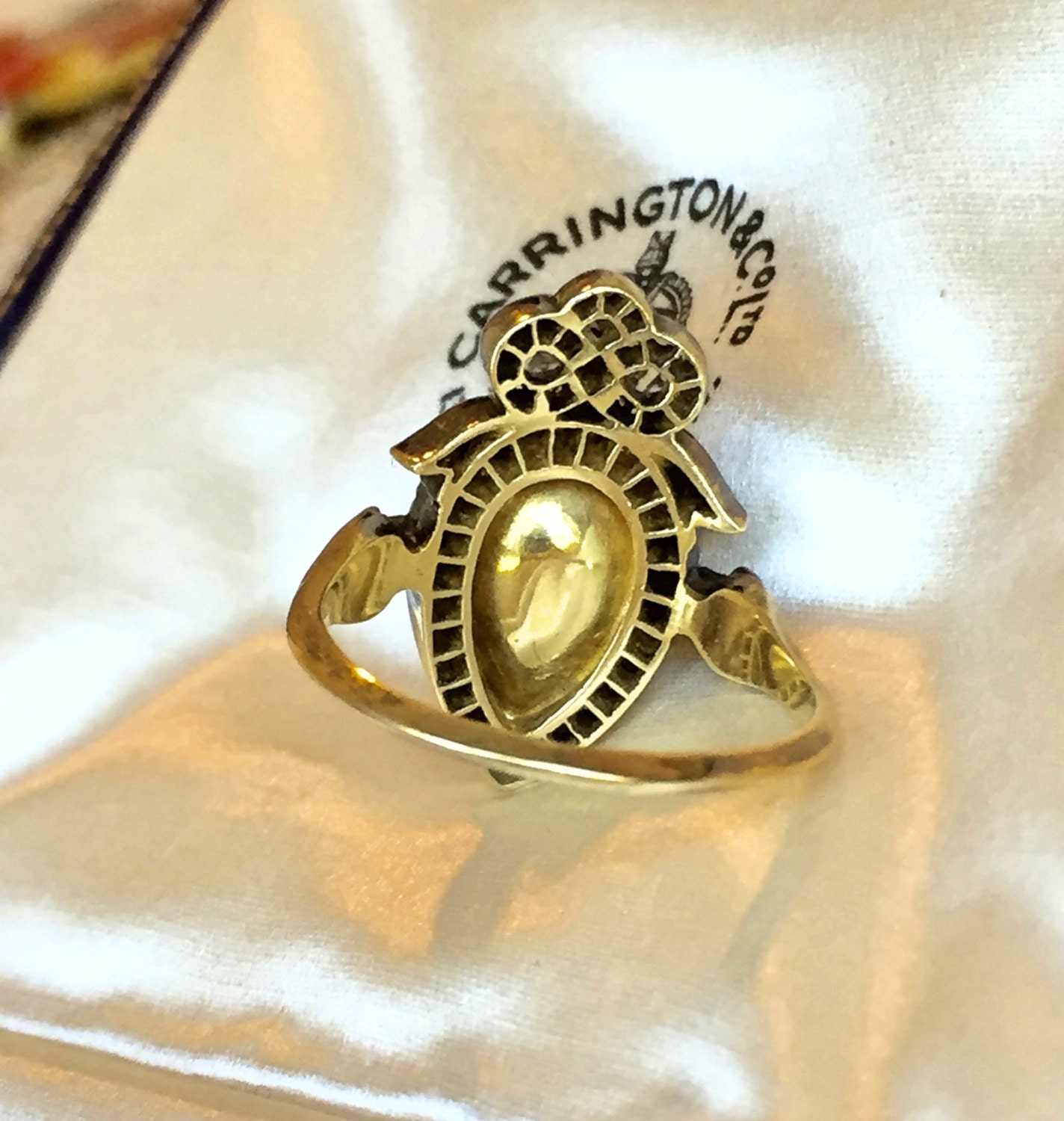 Sale-2.81 Carat Antique Georgian Victorian Engagement Ring