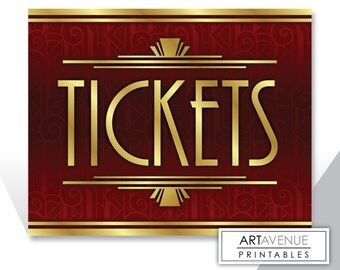 Printable Art Movie Theme Sign SNACK BAR message