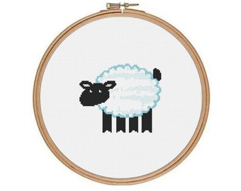 Sheep cross stitch | Etsy