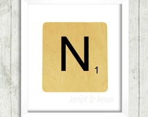 Unique wall scrabble board related items | Etsy