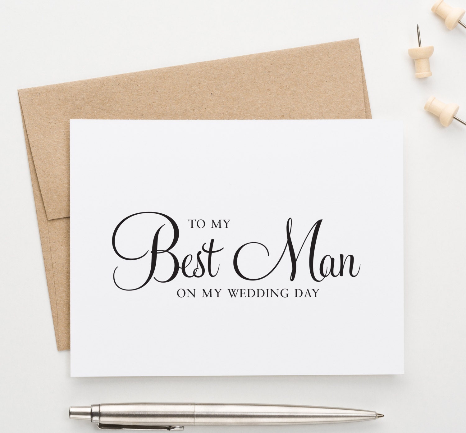 To my Best Man card Best Man gift Ideas Best by ModernPinkWeddings